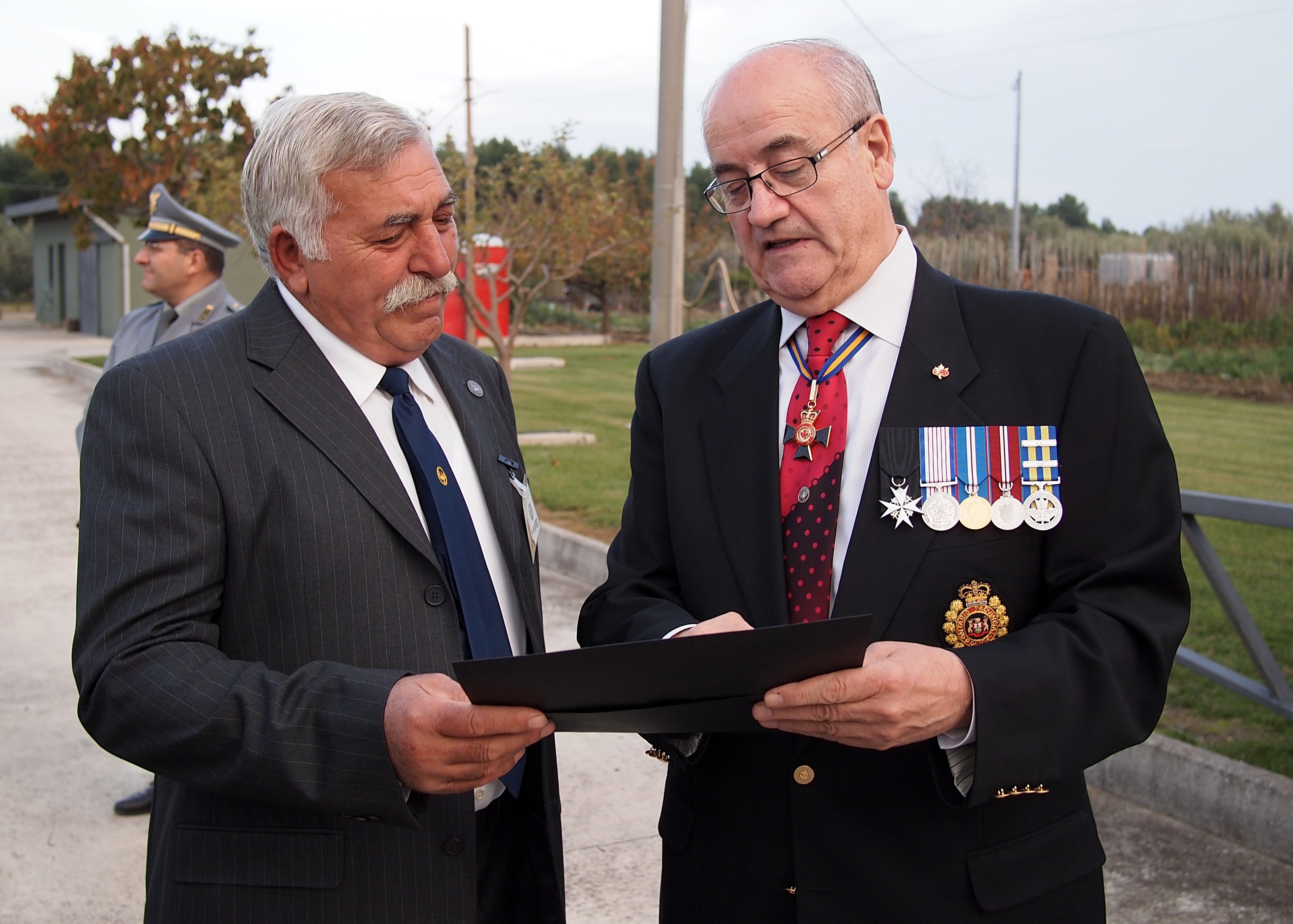 Moro River Canadian War Cemetery Candlelight Ceremony of Remembrance ...