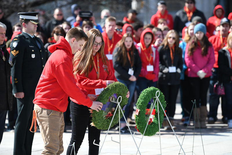 Vimy Ridge Day Wreath-laying at the National War Memorial in Ottawa ...
