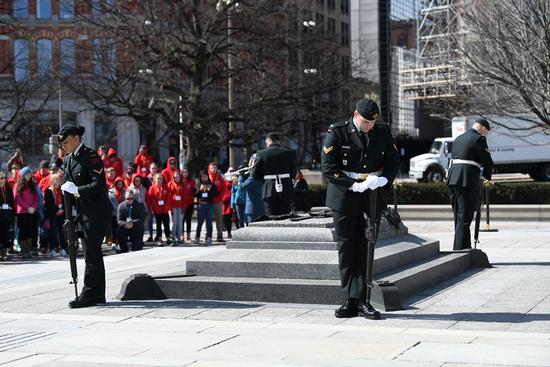 Vimy Ridge Day Wreath-laying at the National War Memorial in Ottawa ...