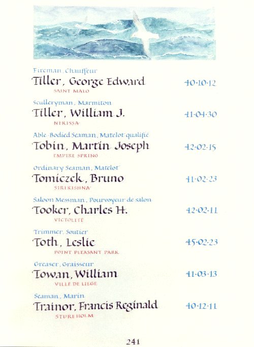 Request for a Copy of Page - Books of Remembrance - Memorials ...