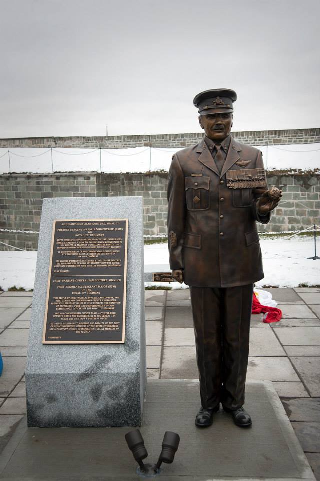 Royal 22nd Regiment 100th Anniversary Memorial Statue - National ...