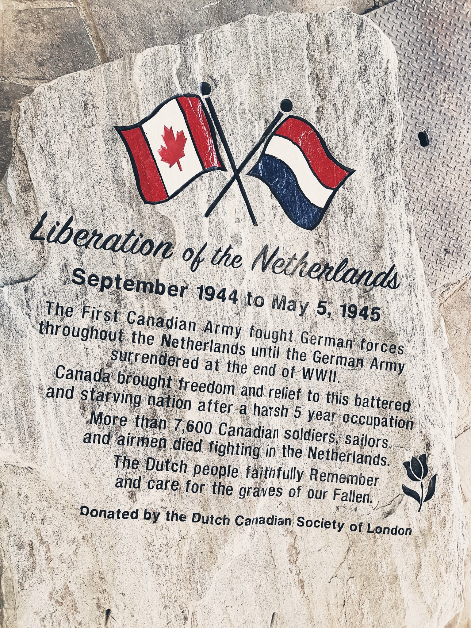 Liberation of the Netherlands Memorial - National Inventory of Canadian ...