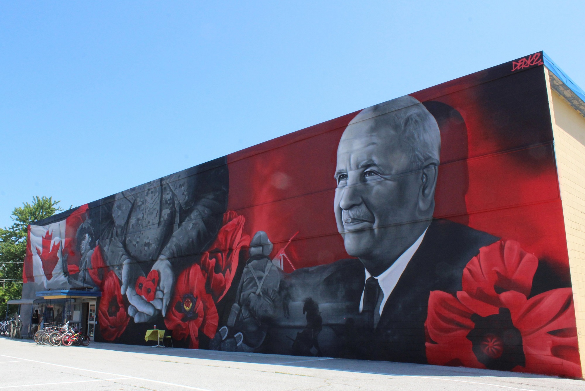 Tecumseh Mural - National Inventory of Canadian Military Memorials ...