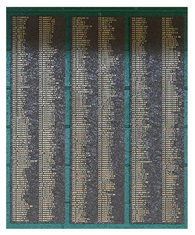 The Queen’s Own Rifles of Canada First World War Honour Roll | Veterans Affairs Canada