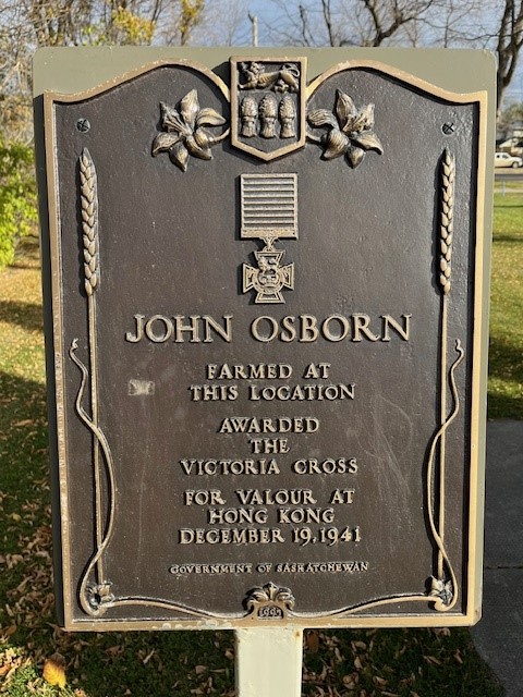 Warrant Officer Class II John Osborn Plaque | Veterans Affairs Canada